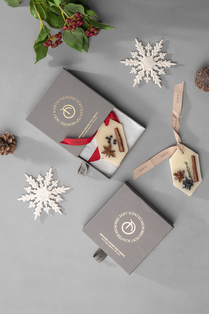 Cinnamon And Clove | Perfume Infused Wax Tablets | Set of 2 – Doft Candles