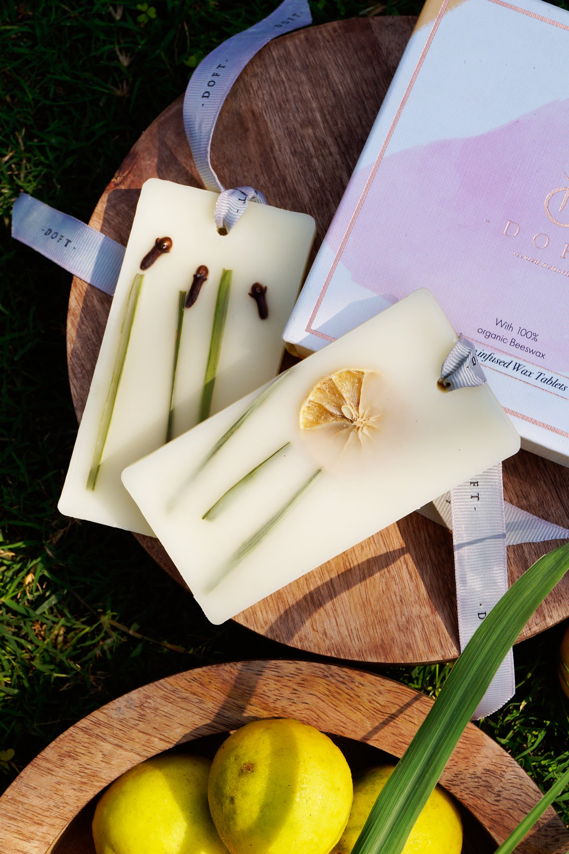 Lemon Grass And Clove | Perfume Infused Wax Tablets | Set of 2 – Doft ...